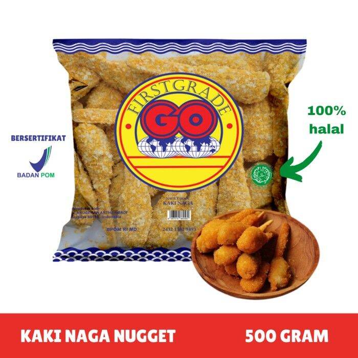 [FROZEN FOOD GO] NUGGET KAKI NAGA ISI 24=BESAR / 32=KECIL (500GR ...