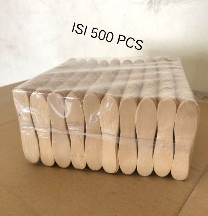 SENDOK ICE CREAM KAYU POLOS (ISI 50P PCS) | Lazada Indonesia