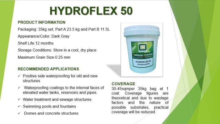 Hydroflex 50 (25KG per Set) | Lazada PH