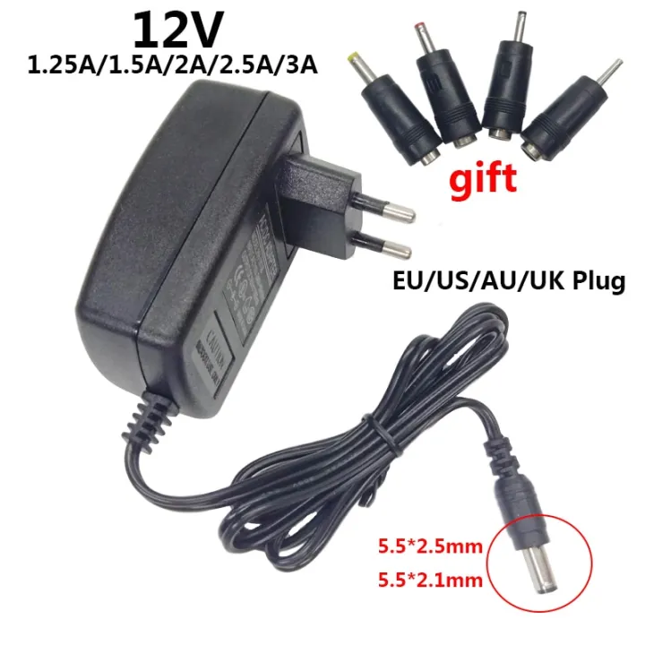 12V AC DC Adaptor 5.5*2.5mm Switching 110V 220V to 12V Power Adapter 12 ...