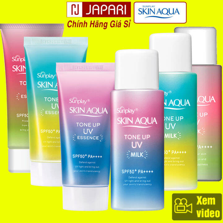 Kem Chống Nắng Skin Aqua Tone Up UV Kiềm Dầu Nâng Tone CHÍNH HÃNG 50g ...
