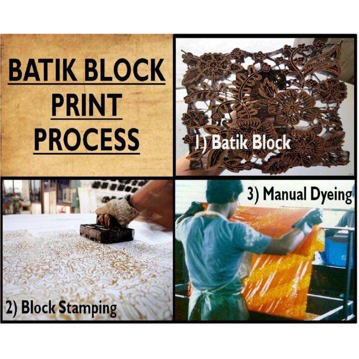 [4 Design] Batik Toiletry Bag (2 layer fabric with Sponge) [9.5inch X 6 ...