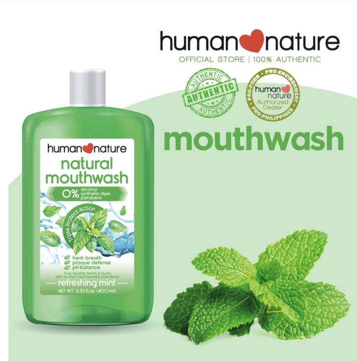 Human Nature Natural Mouthwash 99.9% Natural | Lazada PH