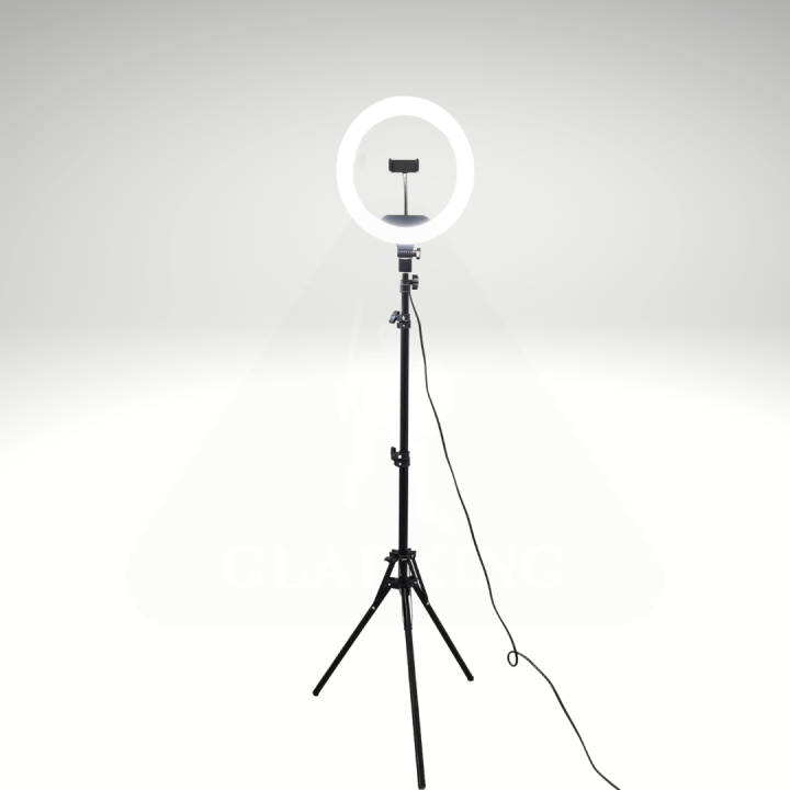 GLADKING 14 INCHES RINGLIGHT SET DUO LED WITH REMOTE AL-33 | Lazada PH