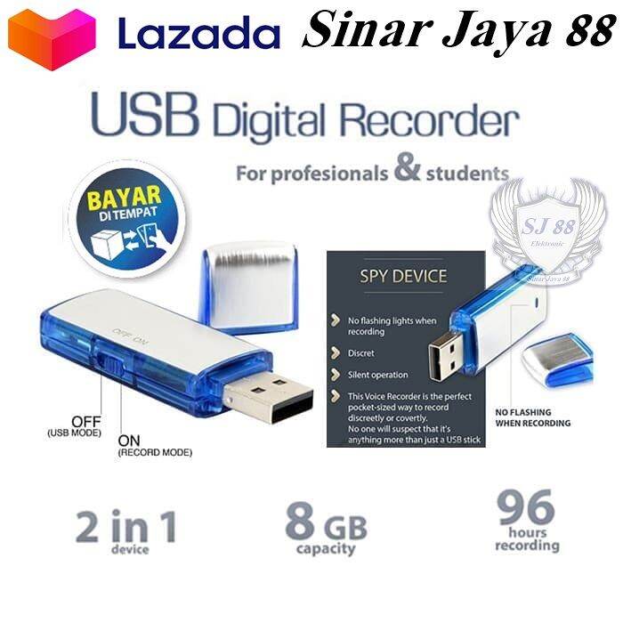 USB Flashdrive Sound Voice Recorder / Perekam Suara Model Flashdisk ...