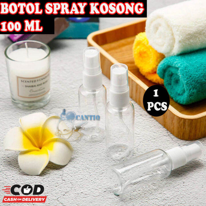 QCF 1 Pcs Botol Spray 100 ml Kosong Botol Semprot Plastik Botol Hand ...