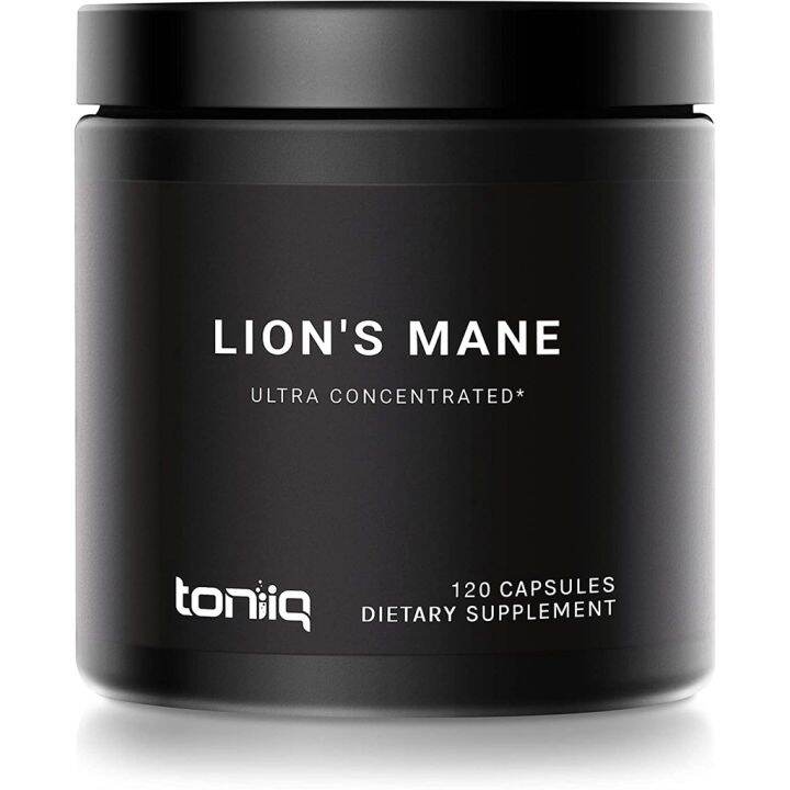 Toniiq – Lion’s Mane Ultra concentrated 18,000 mg. 120 Capsule | Lazada ...