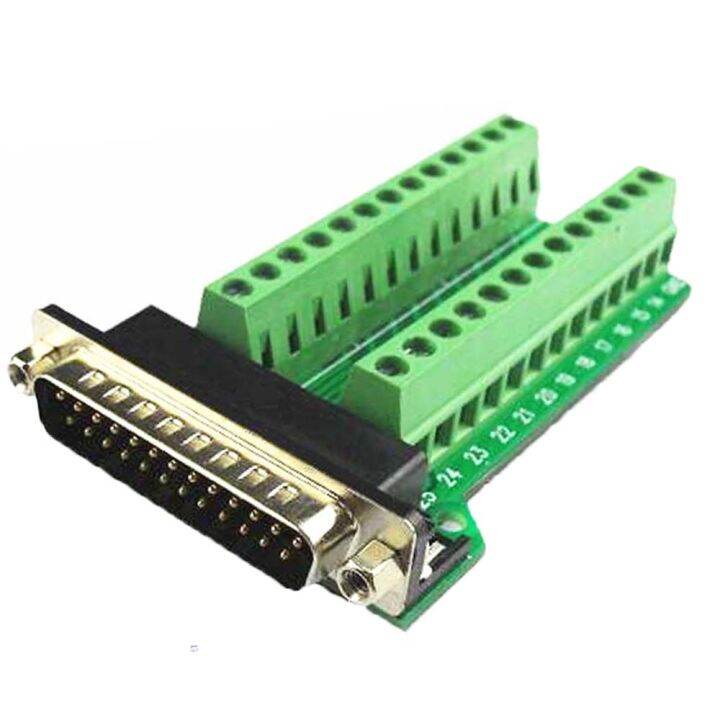 DB25 25pin Adapter RS232 Serial Signals Terminal Module Interface ...