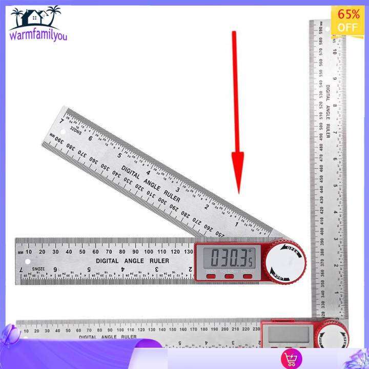 Digital Angle Meter Ruler Inclinometer Electron Goniometer Protractor ...