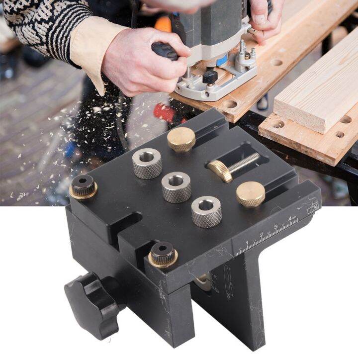 Handheld Dowel Jig Woodworking Positioner Kit 3-in-1 Woodworking ...
