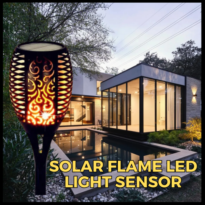 NEW!!! Solar Flame Led Lights Come In Sets Of Two Or Four And Feature ...