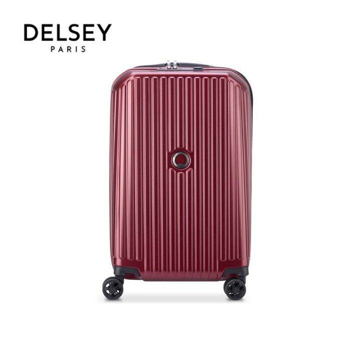 DELSEY SECURITIME ZIP RED 55 CM LUGGAGE | Lazada PH