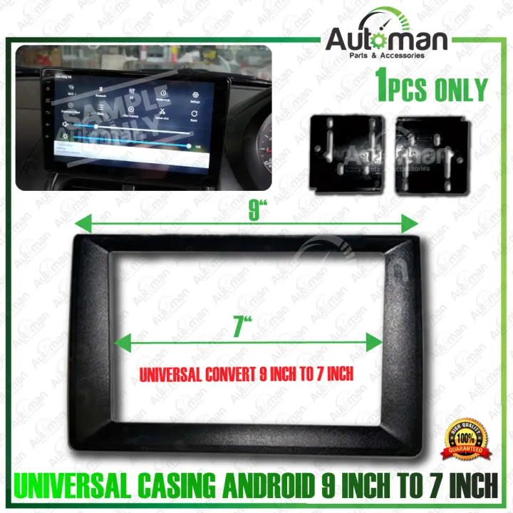 Universal Convert Android Double Din Player Casing 9 Inch To 7 Inch ...
