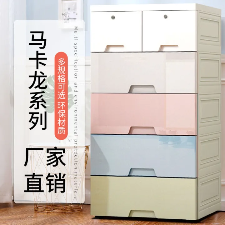 Large Thick Storage Box Plastic Drawer-Type Storage Cabinet Baby Baby ...