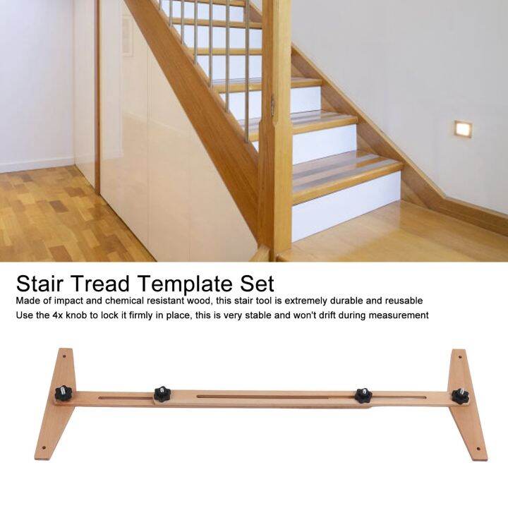 「COD+มีของพร้อมส่ง」บันไดไม้วัดไม้บรรทัด Stair Tread Template ชุดยาว 0 ...