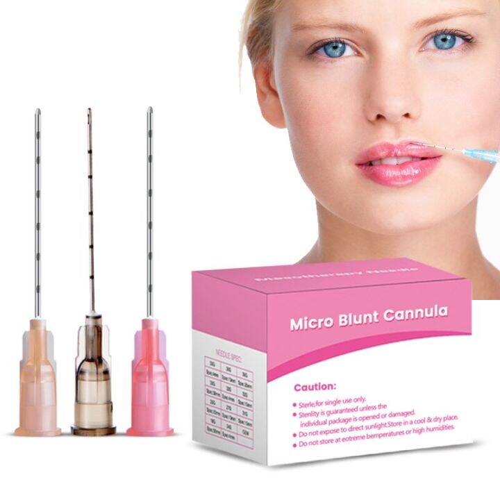 Meso Blunt Cannula Micro Needle 22G 50MM 70MM Facial Dermal Filling ...
