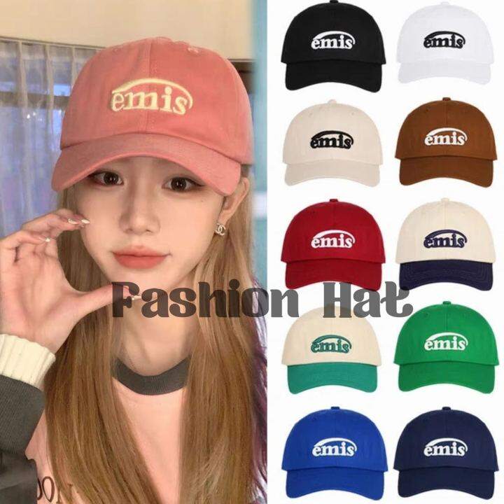 Fashion Hat-พร้อมส่งไทย หมวกแก๊ปปัก--(emis) | Lazada.co.th