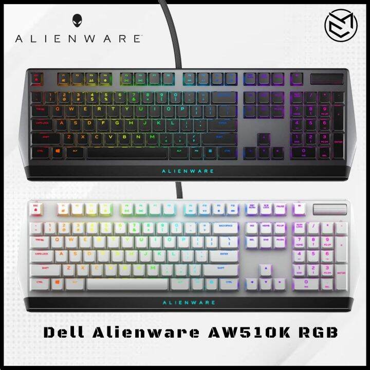 Dell Alienware AW510K RGB Mechanical Keyboard Backlit RGB/16.8 million ...