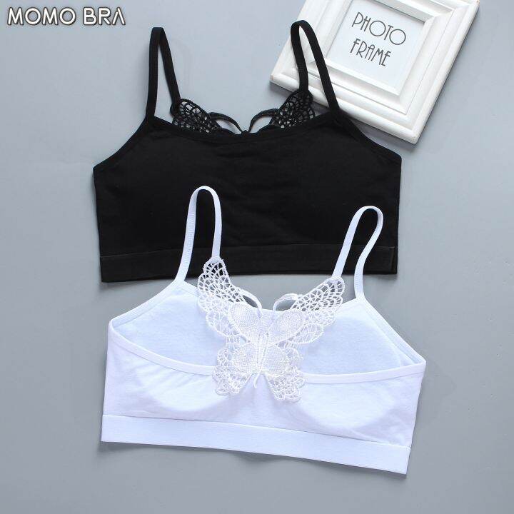 MOMO 8-16Yrs Children's Underwear Soft Cotton Girls' Training Bra Kid’s ...