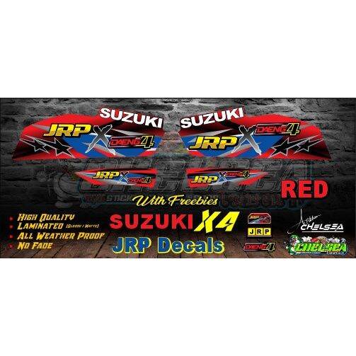 Suzuki X4 JRP Decals / Stickers with Freebies | Lazada PH