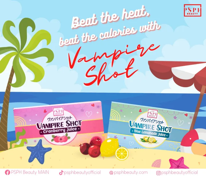 Vampire Shot Cranberry Juice / Blue Lemonade by PSPH Beauty WITH ...
