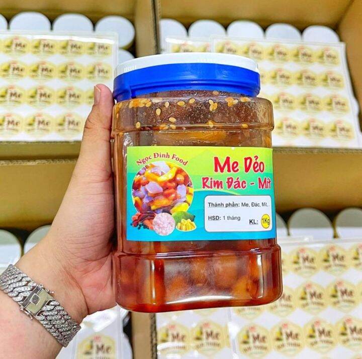 Hủ 1Kg me hạt dẻo rim đác mít siêu thơm ngon | Lazada.vn