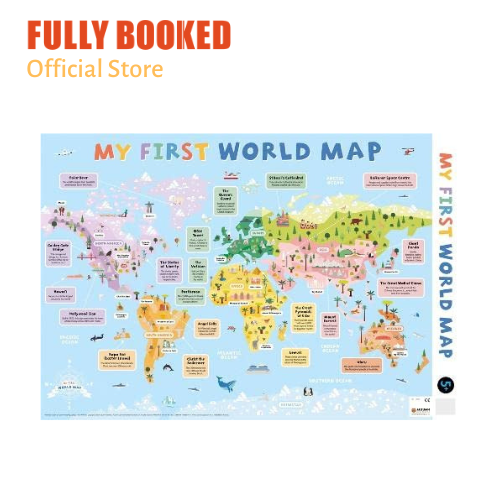 Wall Chart: My First World Map | Lazada PH