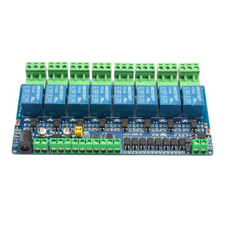 Modbus Rtu โมดูลรีเลย์8ช่องสัญญาณ485 TTL Communication โมดูลรีเลย์ ...