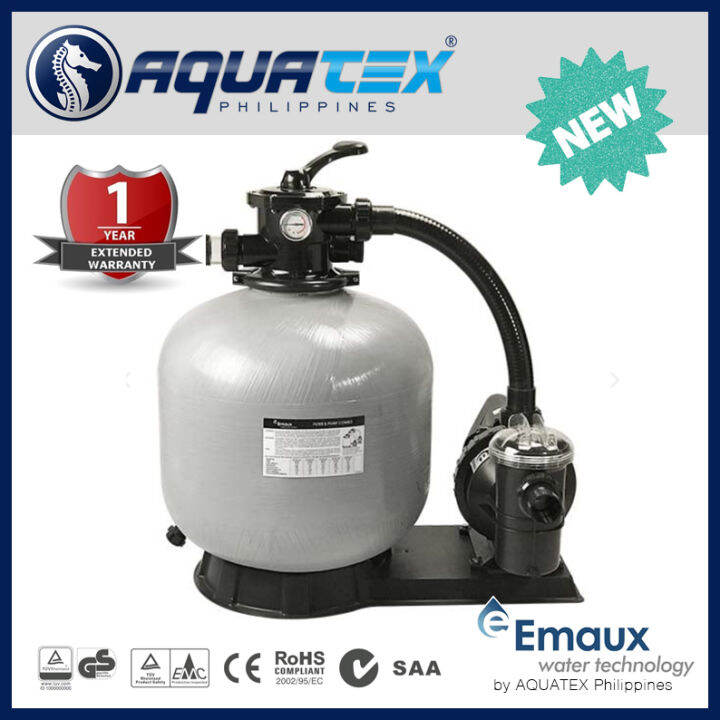 EMAUX Compact Pool Sand Filter and Pool Pump Combo 1.5 HP | Lazada PH