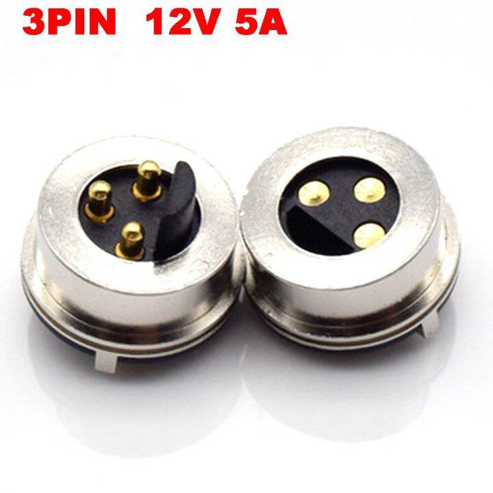 1sets 3PIN 12V 5A High Current Blind Suction DC Magnet Pogo Pin ...
