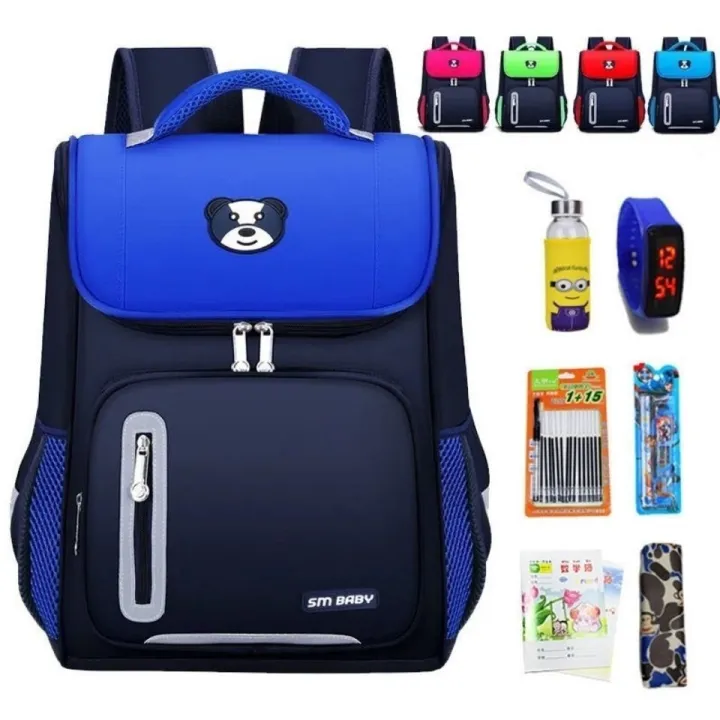 【October】 Grade primary school pupil's school bag 1-3-6 kindergarten ...