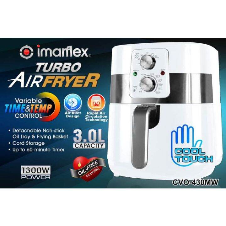 【factory outlet】 Imarflex Turbo Air Fryer CVO-430MW | Lazada PH
