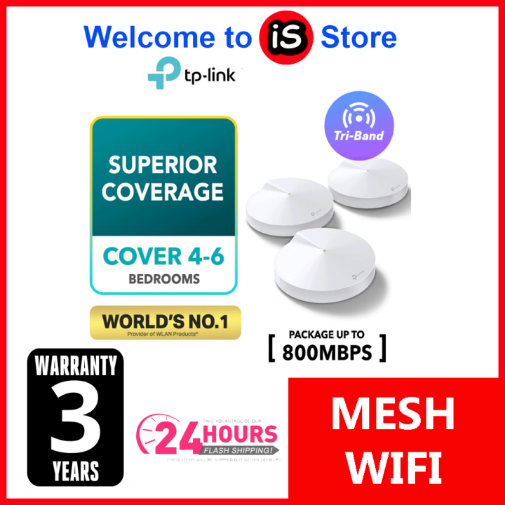 TP-Link AC2200 Smart Home IOT Tri-band Mesh WIFI Router For Unifi Turbo ...