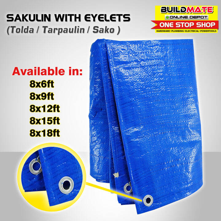 SAKULIN with Eyelets Poly Tarp ( Told , Tarpaulin , Blue Sako, Sakolin ...