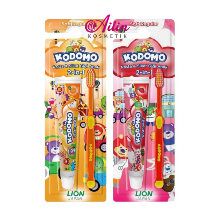 KODOMO Toothbrush 2in1 / Sikat Gigi Dan Pasta Gigi | Lazada Indonesia