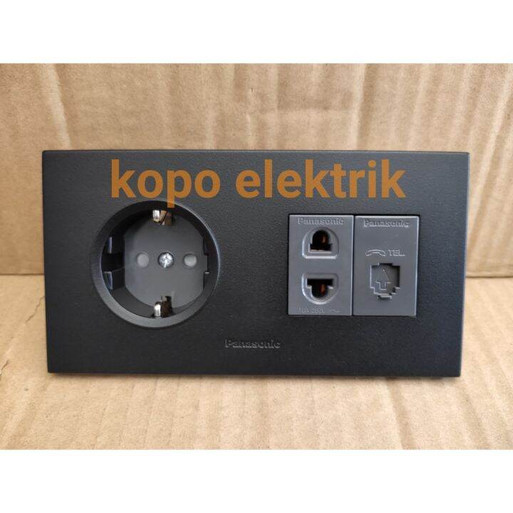 Panasonic Stopkontak + Stopkontak Universal , Outlet Telepon Style ...