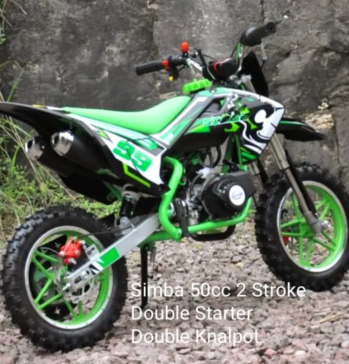 SEPEDA MOTOR BENSIN TRAIL SIMBA DOUBLE STARTER | Lazada Indonesia