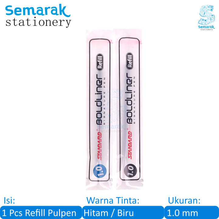 Standard Refill Boldliner Signature Pen Isi Ulang Pulpen Tanda Tangan ...