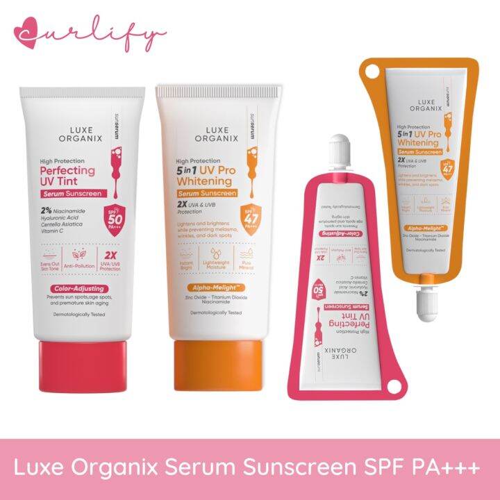 Luxe Organix High Protection 5in1 UV Pro Whitening / Perfecting UV Tint ...