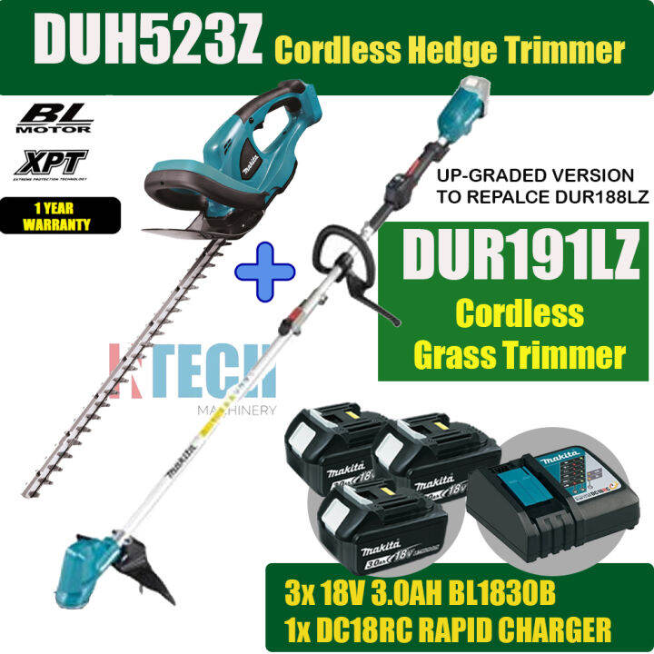 MAKITA DUR191LZ 18V XPT CORDLESS GRASS TRIMMER (LXT SERIES) (UP-GRADED ...