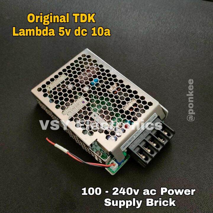 Original TDK Lambda 5v dc 10a / 5 volts 10 amps 5v 10a 100 - 240v ac ...
