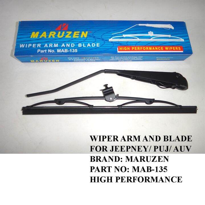 WIPER ARM AND BLADE FOR VOLKSWAGON OWNER TYPE JEEP PUJ JEEPNEY AUV ...