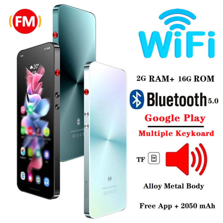 Winstong Tech Pemutar MP3 Mp4 16GB, Pemutar Musik Digital WiFi ...