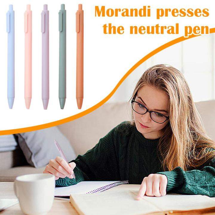 Gel Pen Presses The Neutral Pen Morandi Color Office Pen Pen Students ...