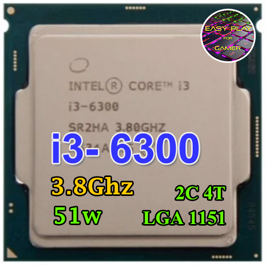 ซีพียู CPU intel G4400 / G4500/ G4560/ G4600/ i3 6100/ i3 6300/ i5 6400/ i5 6500/ i7 6700/ i3 ...
