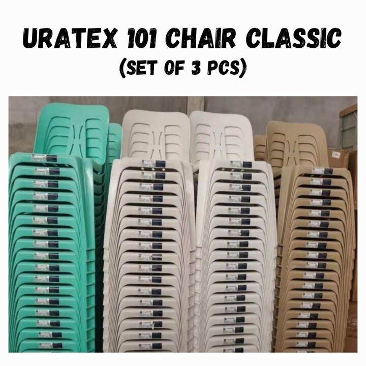 3 PCS URATEX 101 CLASSIC CHAIR / 3PCS URATEX 101 CHAIR / URATEX CHAIR ...