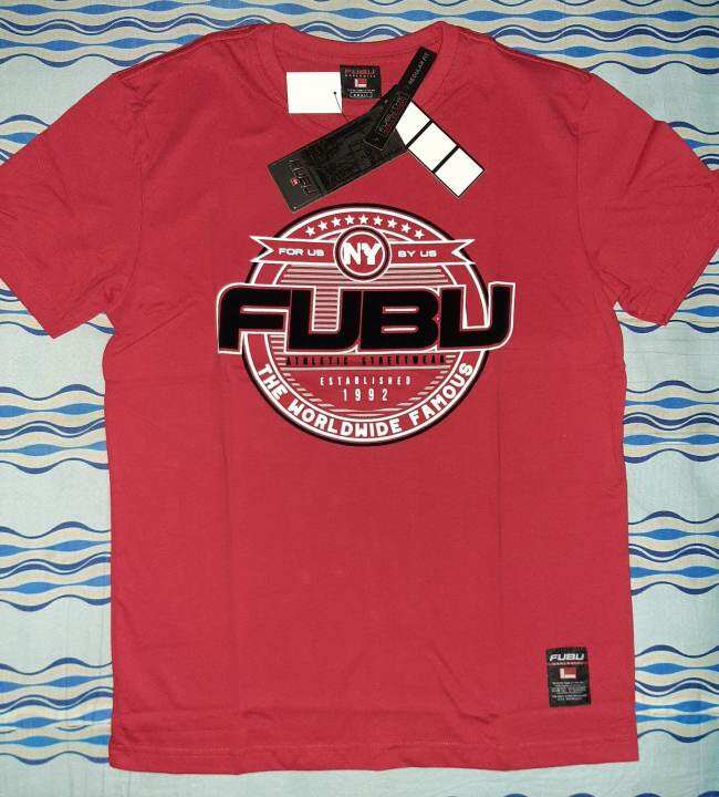 Original Fubu Tshirt A-2789 Red | Lazada PH