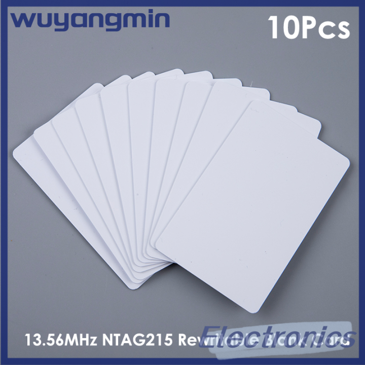 wuyangmin 10Pcs 13.56MHz NTAG215 Rewritable PVC Blank NFC Game ...