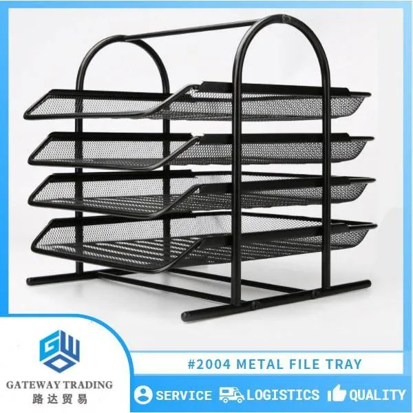 Office Supplies Metal Iron Mesh File Tray File Holder Data Rack ...