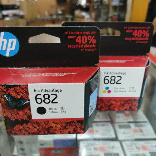 CARTRIDGE HP TINTA 682 BLACK / COLOR ORIGINAL 100 % | Lazada Indonesia
